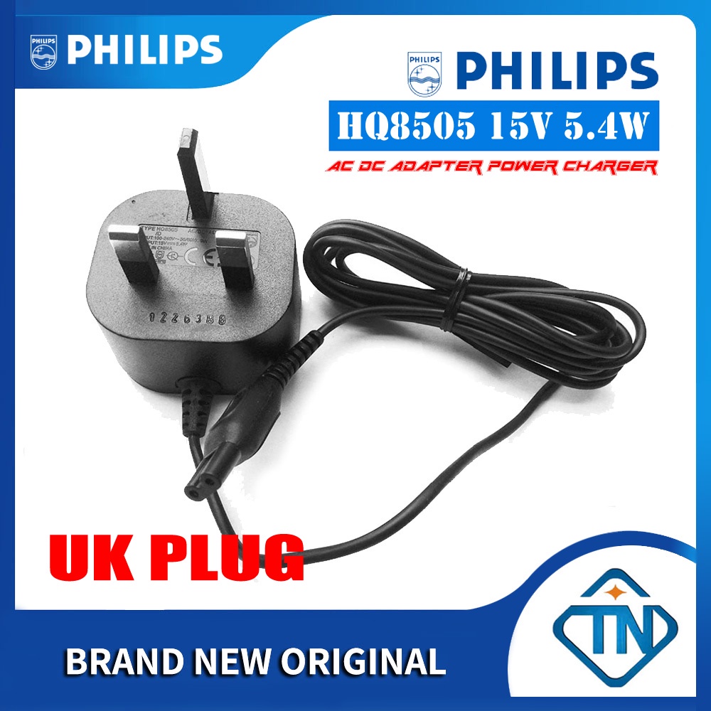 15V 5.4W อะแดปเตอร์สายไฟ HQ8505 สําหรับ PHILIPS PT730 PT735 PT736 PT860 ...