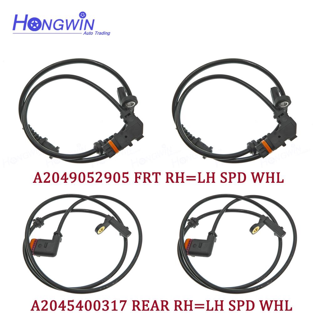 เซนเซอร์ความเร็วล้อหน้า หลัง ซ้าย ขวา ABS สําหรับ Benz W204 C200K C280 ...