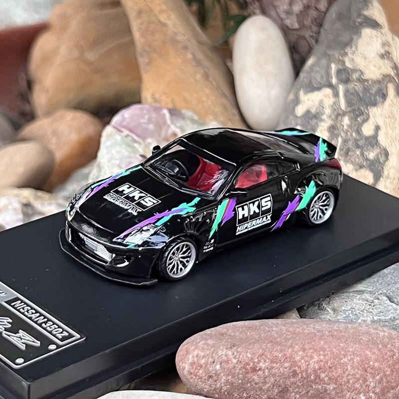 โมเดลรถยนต์ 1/64 Nissan Nissan 350Z Rocket Rabbit Wide Body Demon Lady ...