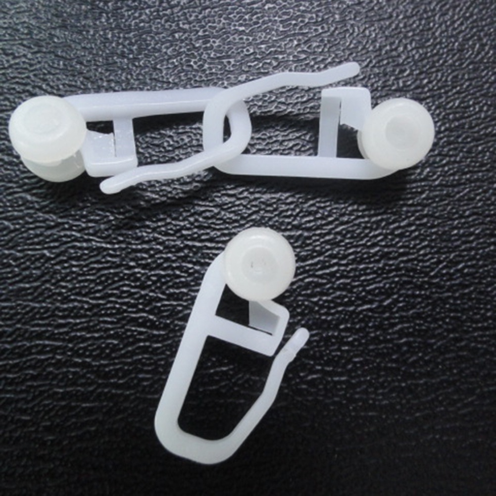 Curtain Hooks Track Glider Rail Roller Sliding Rollers Shower Carrier ...