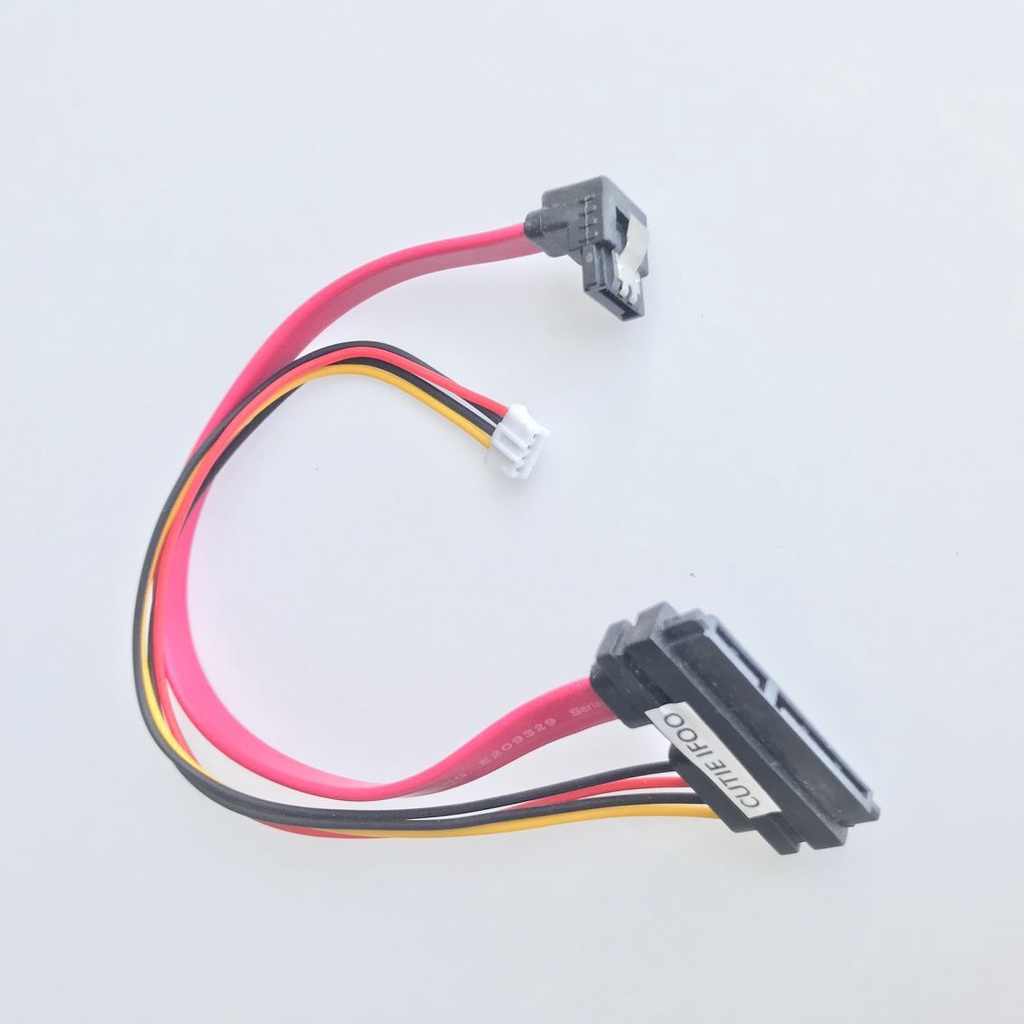 2-in-1 7Pin SATA DATA + 2.0 มม.4Pin Power Combo 7 +15 Pin 22P SATA Conjoint CD/DVD HD Hard Disk ...