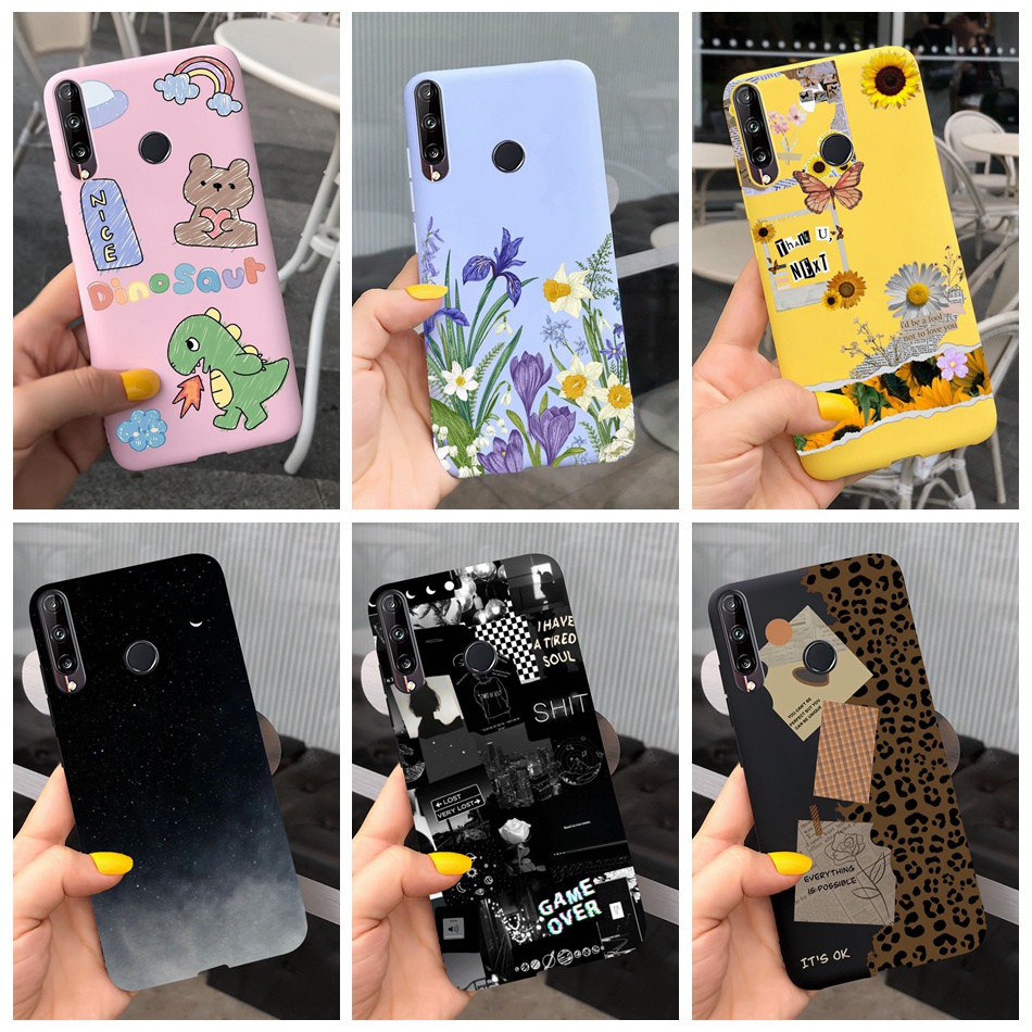 เคสโทรศัพท์ซิลิโคน TPU แบบนิ่ม สีแคนดี้ สําหรับ Huawei Y7P ART-L28 ART ...