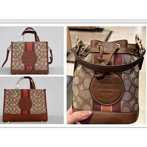 COACH C8322 C8417 C8448 Dempsey Tote Bag กระเป๋าสะพายผู้หญิง กระเป๋าถือ ...