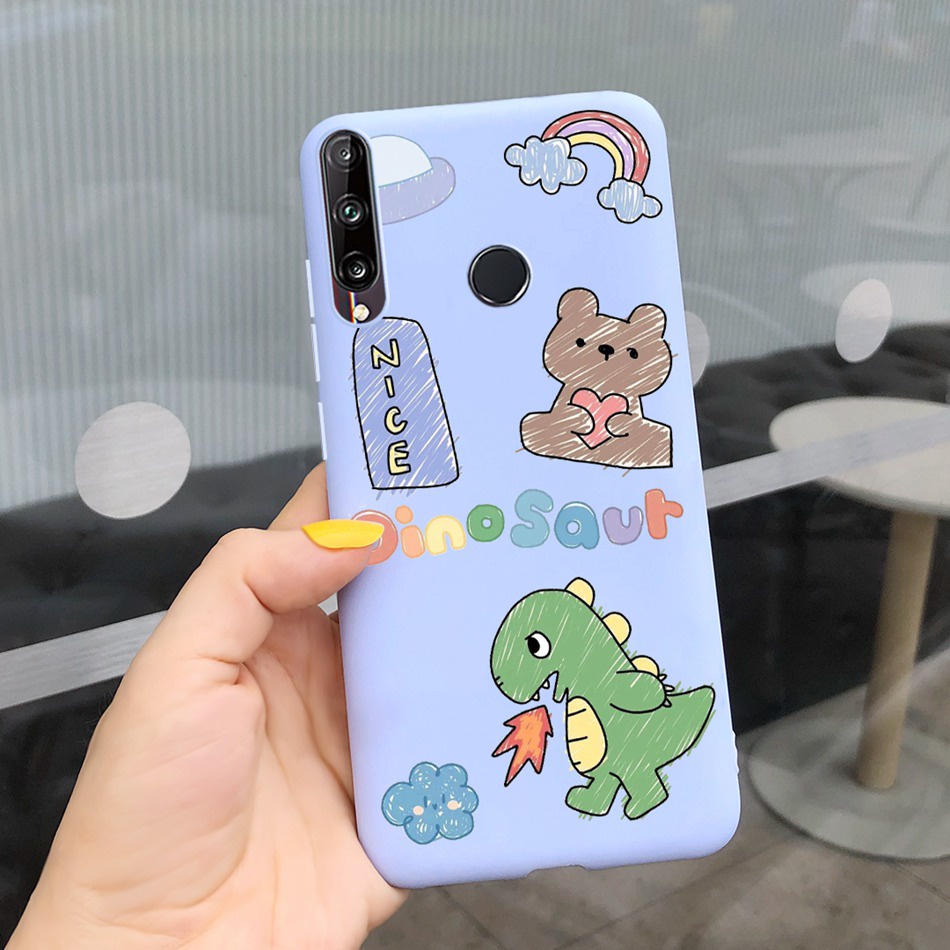 เคสโทรศัพท์ซิลิโคน TPU แบบนิ่ม สีแคนดี้ สําหรับ Huawei Y7P ART-L28 ART ...