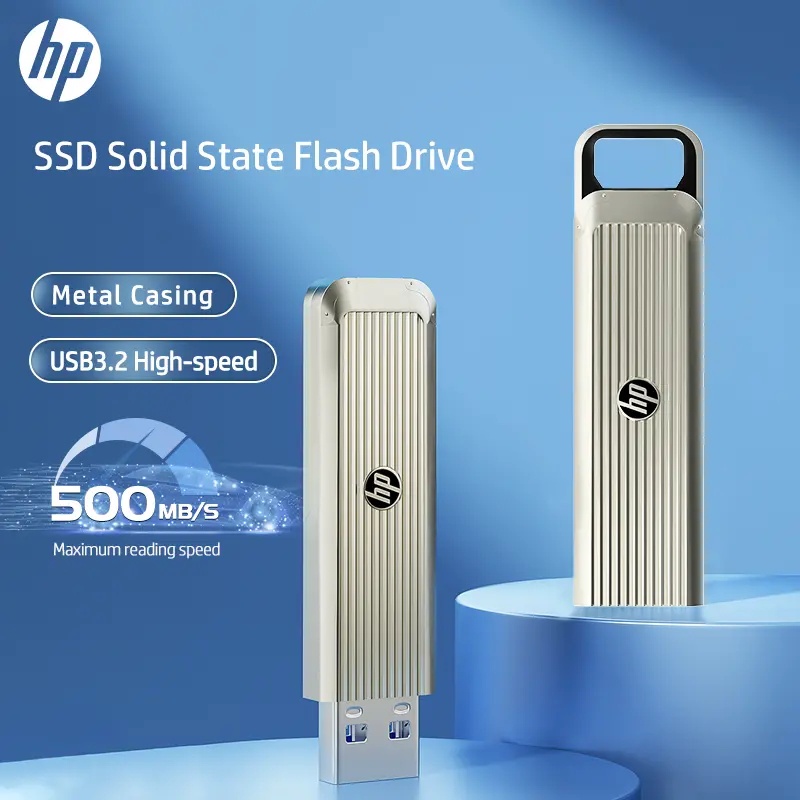 HP External Ssd 1TB Solid State USB 3.2 Flash Drive Disk 512 256GB Pen ...