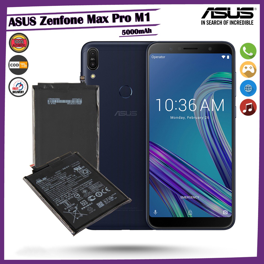 ASUS Zenfone Max Pro M1 Battery X00TD, X00TDB, X00TDA, ZB601KL, ZB602K ...