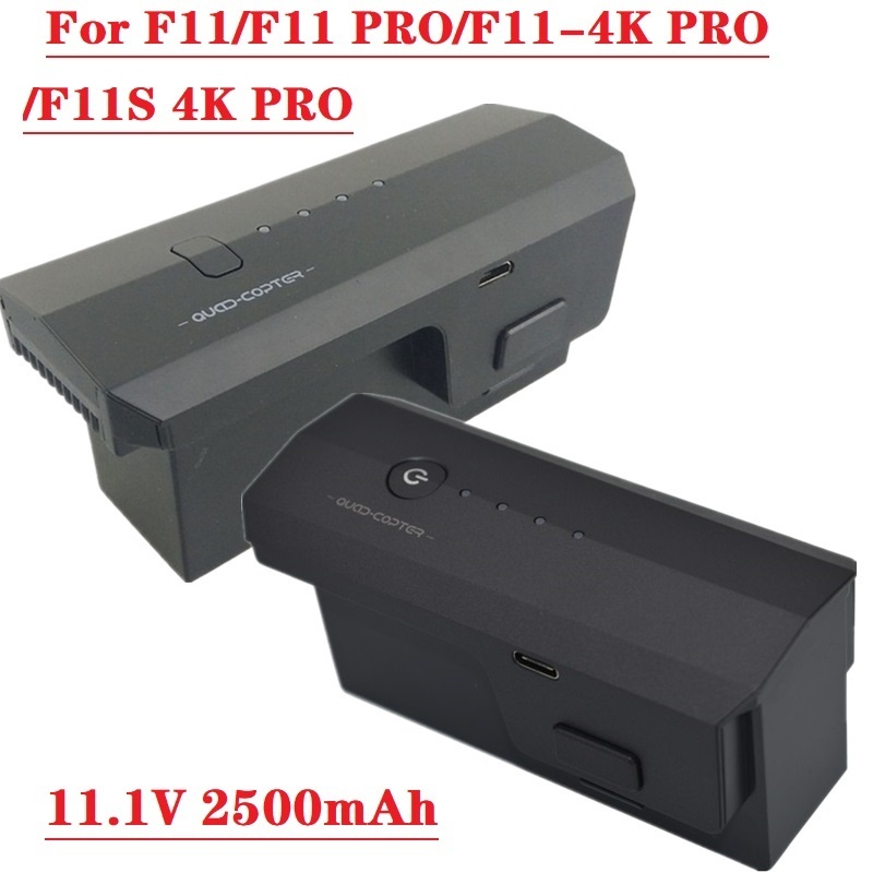 1Pcs Lipo แบตเตอรี่ 11.1V 2500Mah สำหรับ SJRC F11 F11-4K / F11s 4K PRO Drone 5G Wifi GPS FPV Q ...