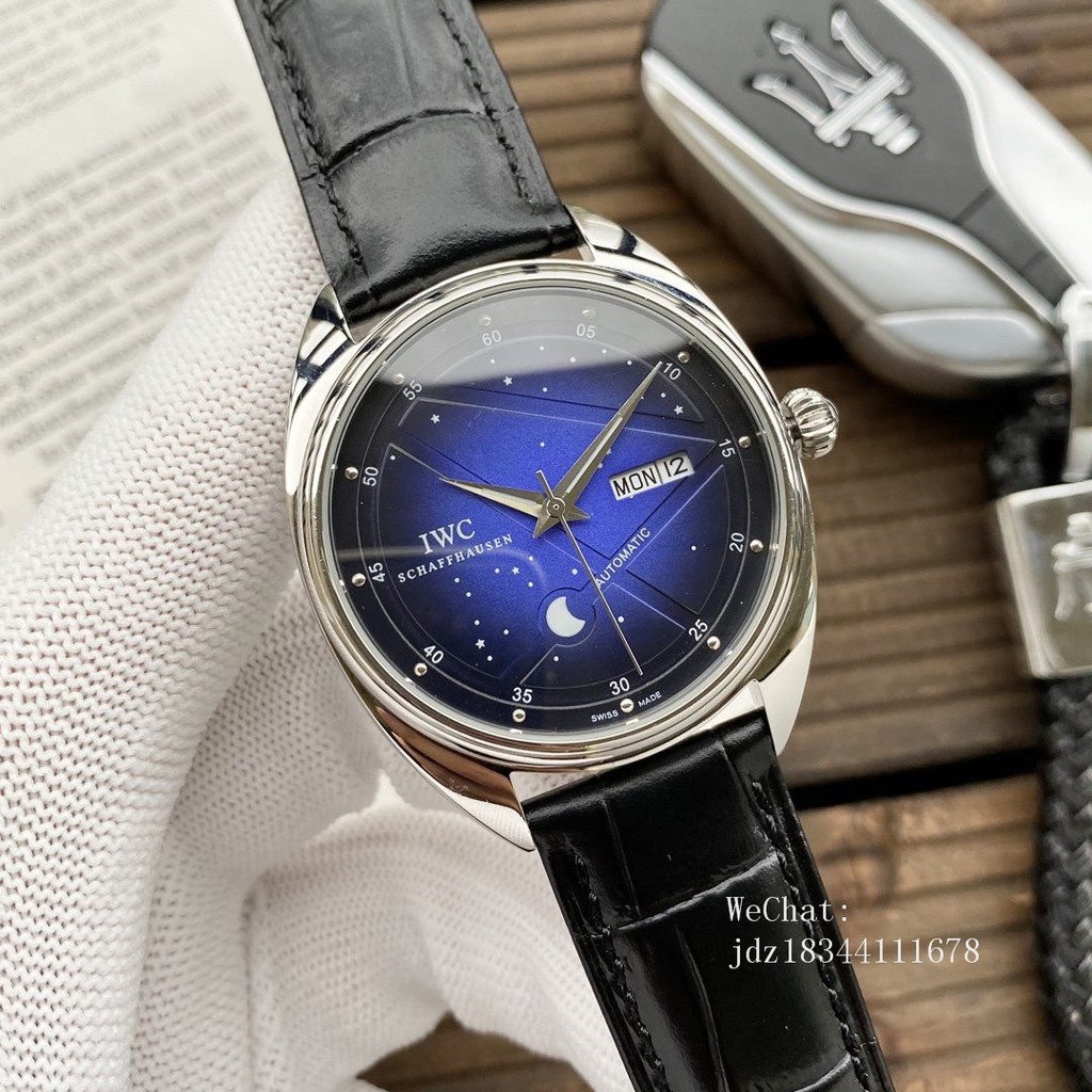 Iwc Calibre 8205 นาฬิกาข้อมืออัตโนมัติ สายสแตนเลส 316 สําหรับผู้ชาย ...