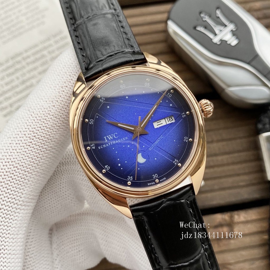 Iwc Calibre 8205 นาฬิกาข้อมืออัตโนมัติ สายสแตนเลส 316 สําหรับผู้ชาย ...