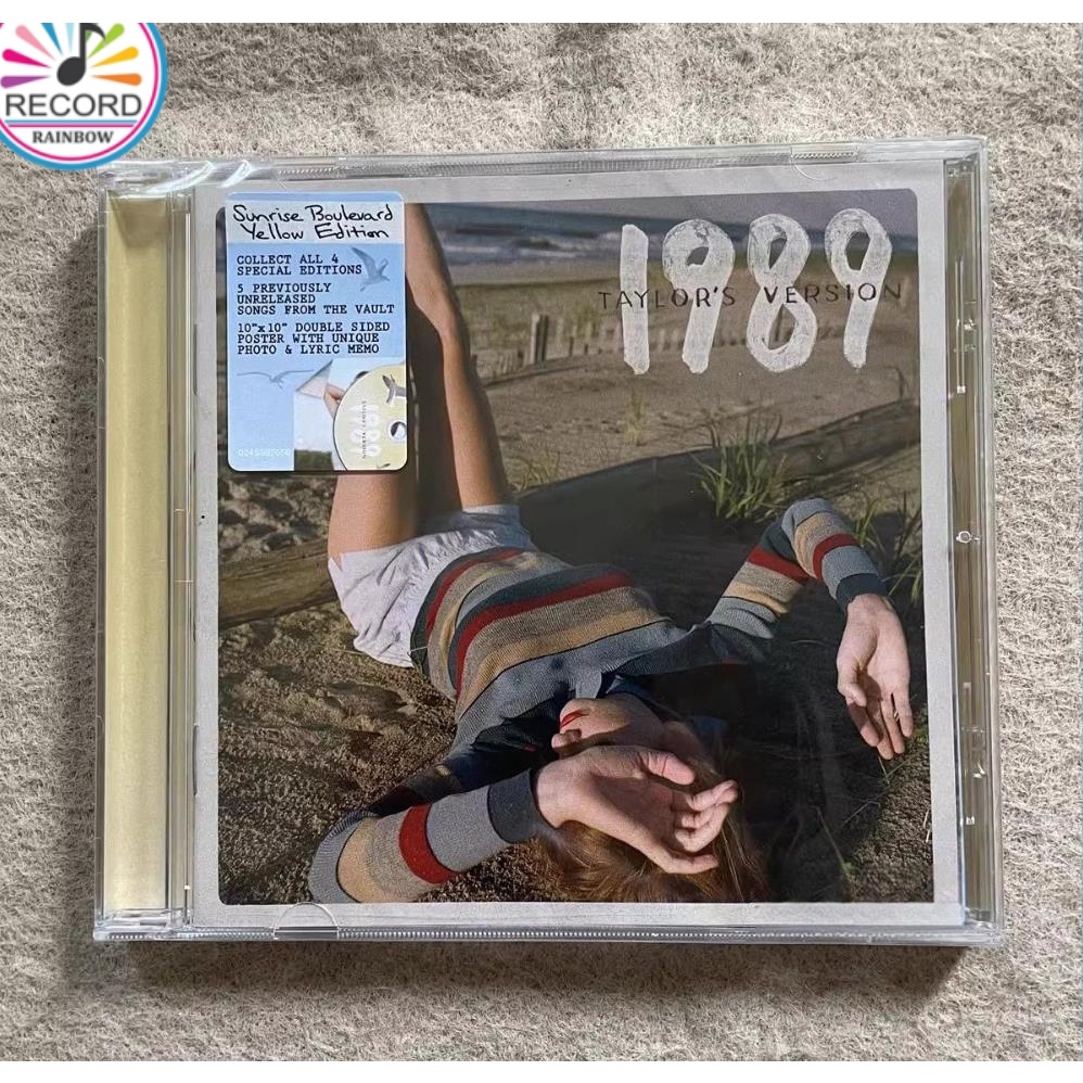 Taylor Swift 1989 Taylor's Version Deluxe CD+Poster Edition | Shopee ...
