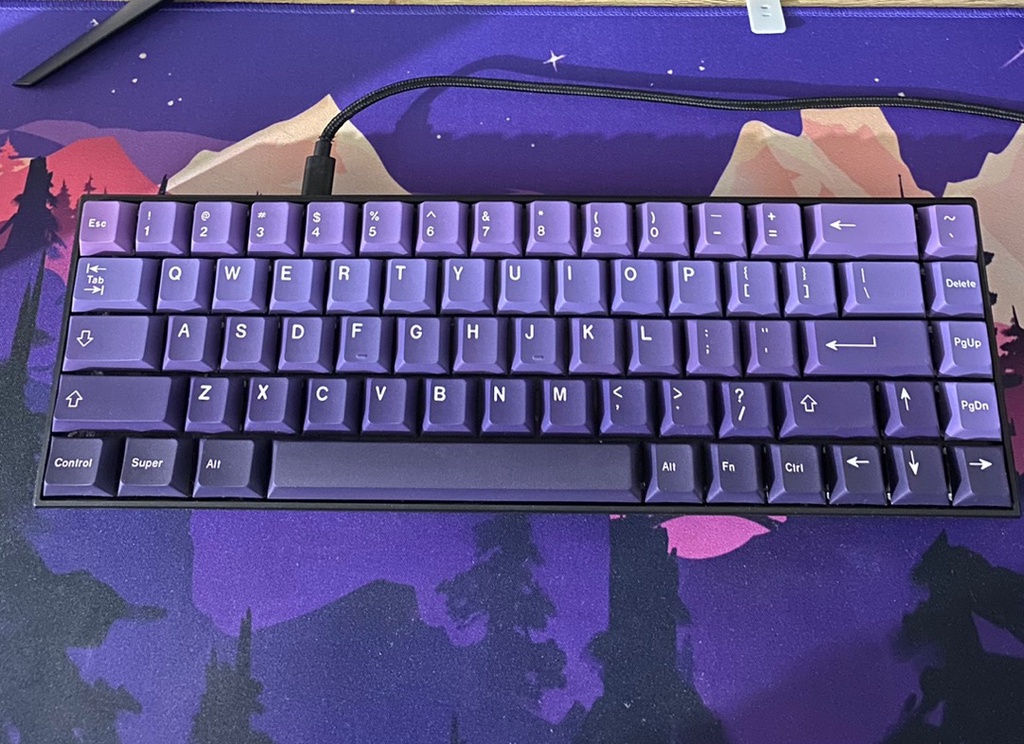 GMK Purple Blue Gradient Keycap, 126 Keys PBT Keycaps Cherry Profile ...