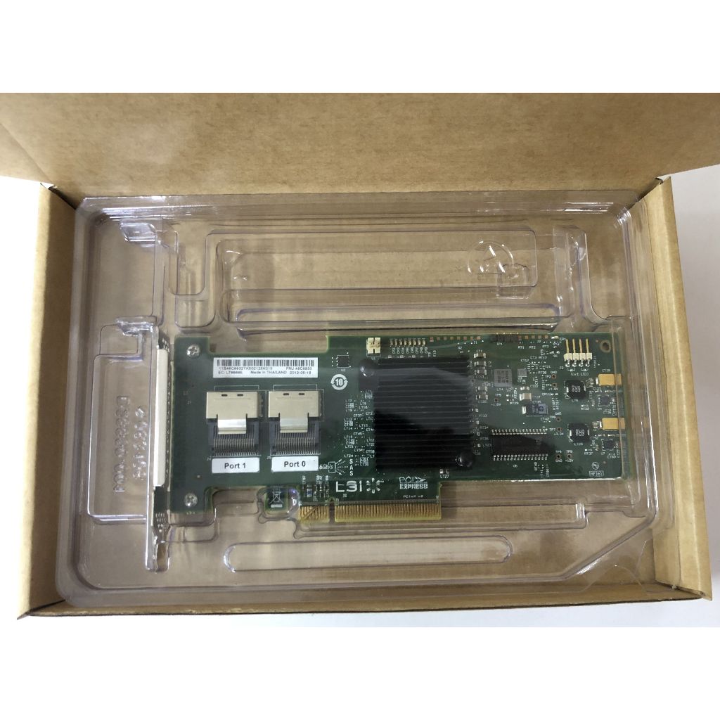 การ์ดควบคุม LSI SAS9223-8i IBM ServeRAID M1115 46C8928 SAS/SATA JBOD ...
