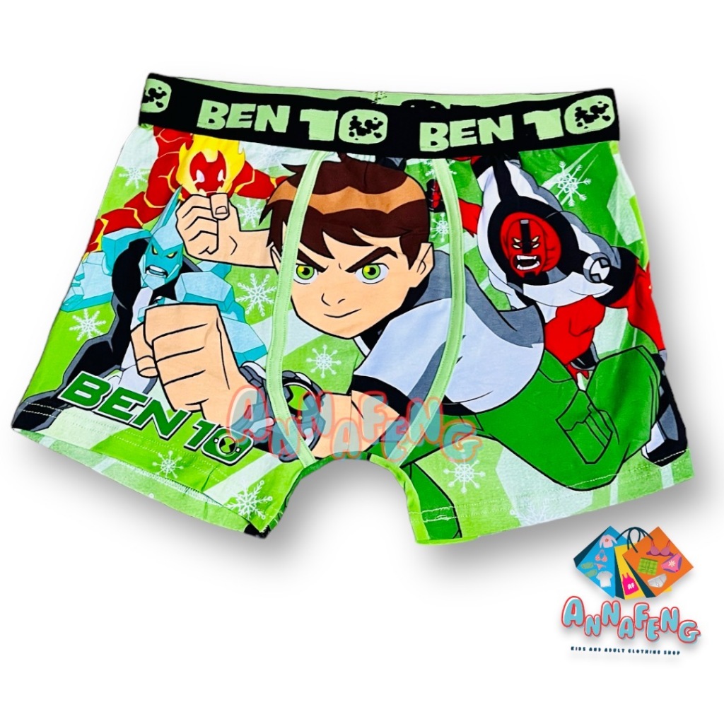 Benten Boxer Brief สําหรับผู้ใหญ่ Ben10 Ben-10 Boxers Shorts ชุดชั้นใน ...