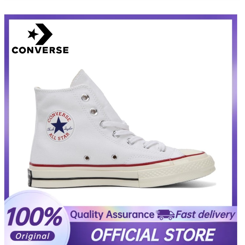 【100%Original】 Converse 1970s All Star White Thickness Sneakers Unisex ...