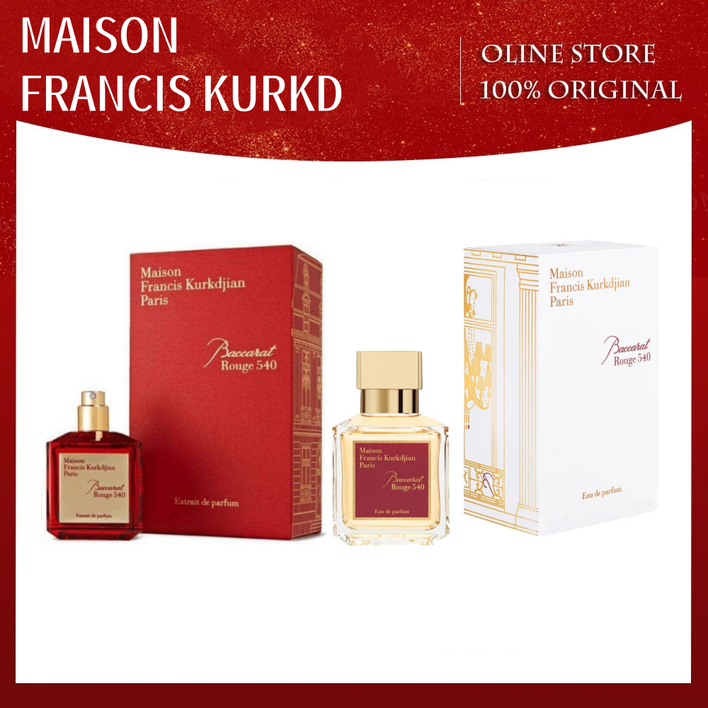 【100% Original】JIAN BACCARAT ROUGE 540 RED EXTRAIT MEN'S AND WOMEN'S ...
