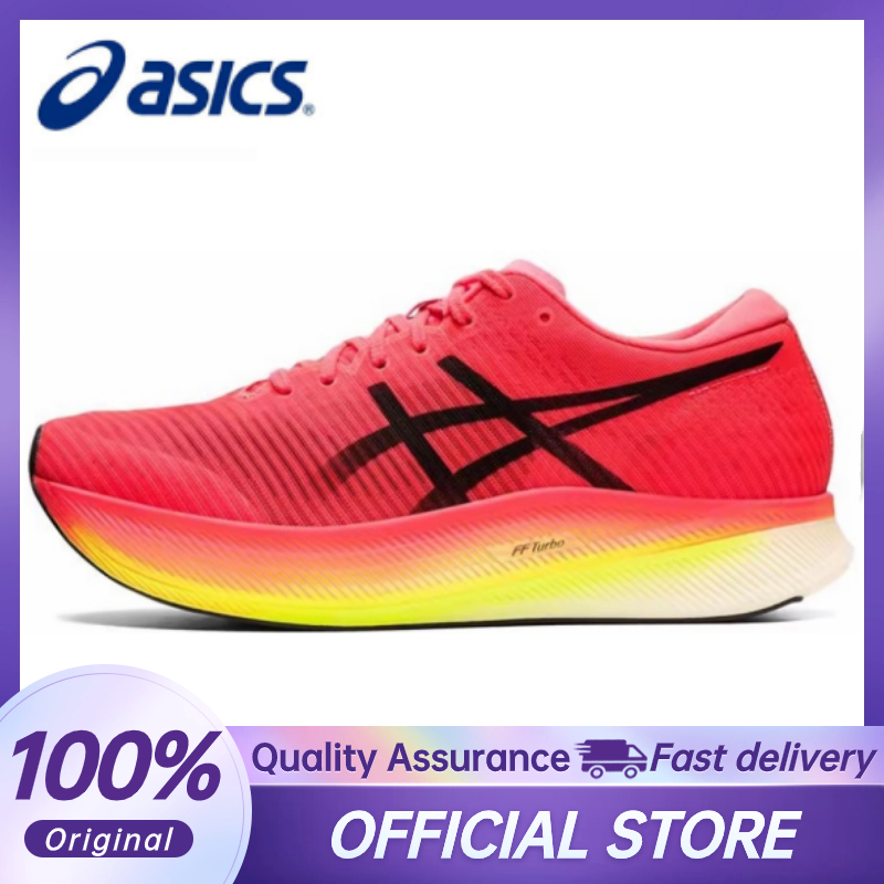 【100%Original】Asics Metaspeed Sky Red Yellow Unisex Low Cut Running ...