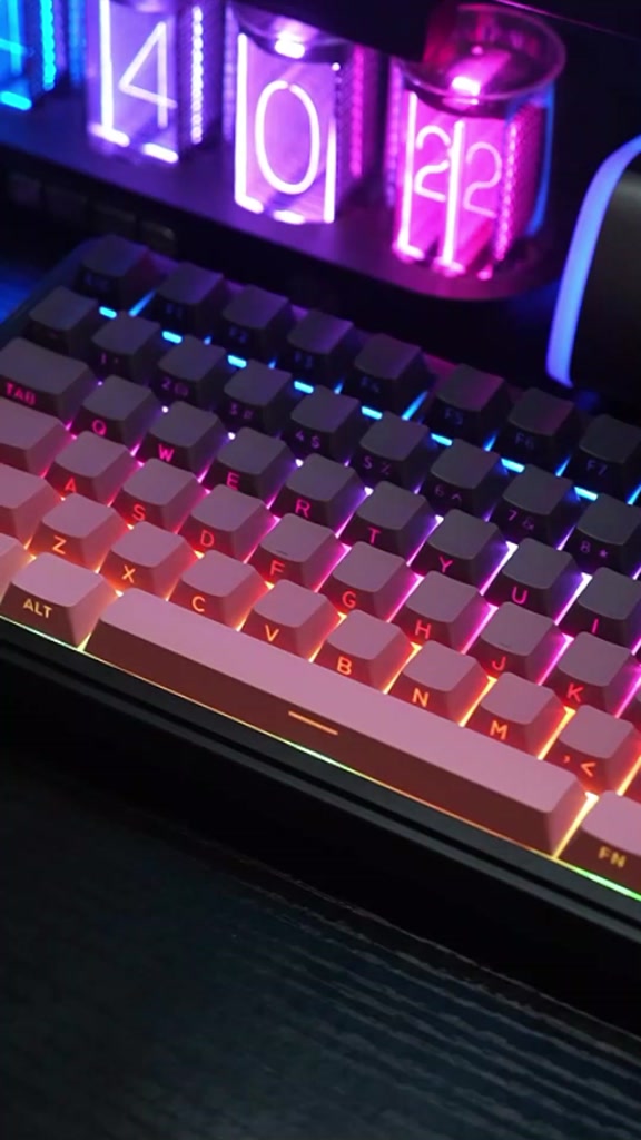 ZINFRIEND RX75 PRO ปะเก็นคีย์บอร์ดแบบกลไก RGB คีย์บอร์ดเกมมิ่งไร้สาย ...