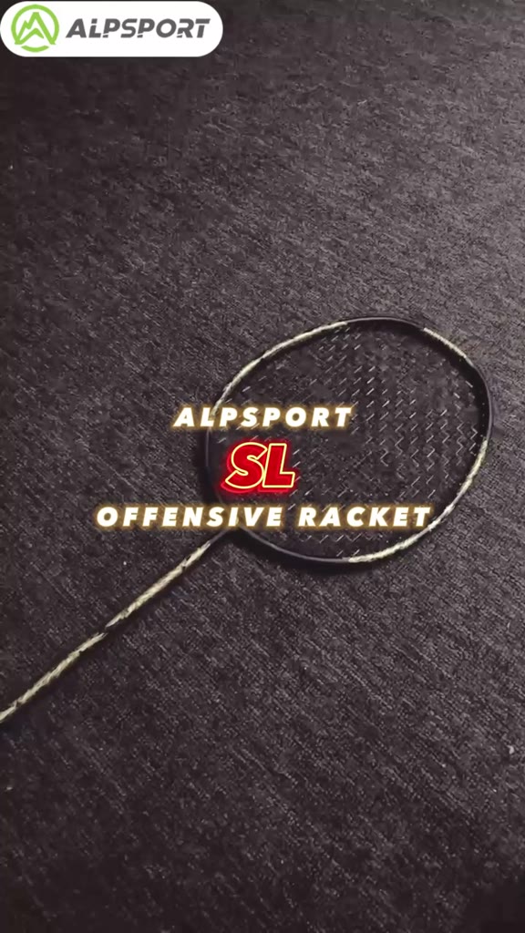 ALP DRAGON Advent SL 4U 26LBS ไม้แบดมินตัน คาร์บอนไฟเบอร์ สีทอง 100% ...