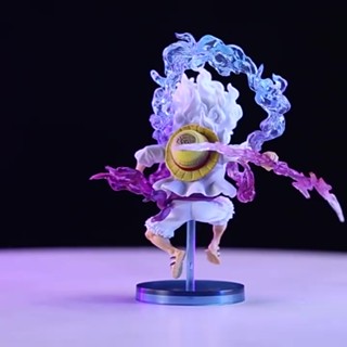 โมเดลตัวละครลูฟี่เกียร์ 5 ตัว จากอนิเมะวันพีช รุ่นใหม่ ขนาด 10 ซม. ...