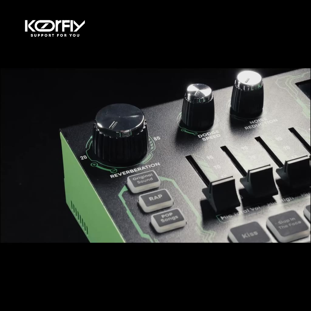 【การจัดส่งในพื้นที่】ซาวด์การ์ดไทย Audio Interface Sound Card KF01 ...