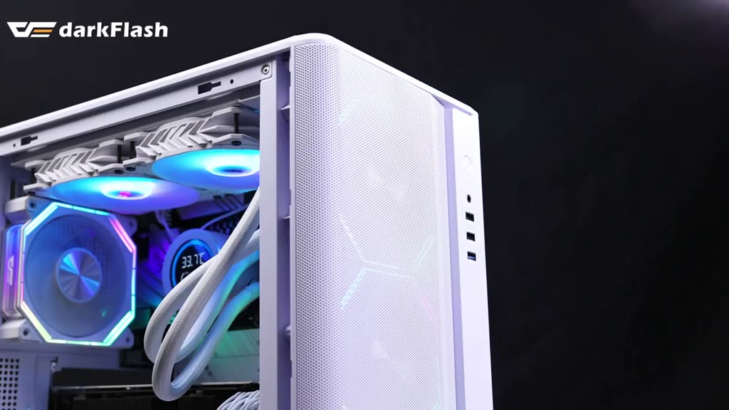 DARKFLASH CASE เคส DB330M MESH LUXURY M-ATX PC | Shopee Thailand