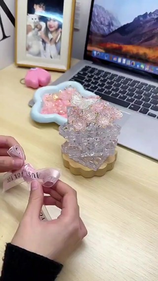 Handmade DIY Ice Cube Rose Night Light วันวาเลนไทน ์ 520 ของขวัญแฟน ...