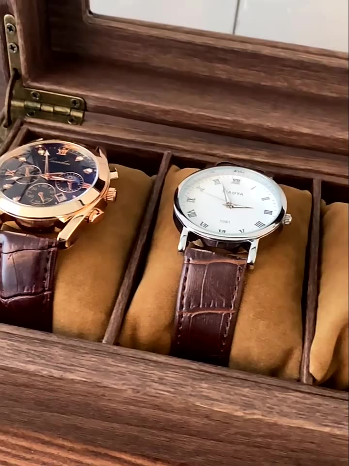 ERORO *พร้อมส่ง*กล่องนาฬิกา 2 / 3 / 6 / 10 / 12ช่อง กล่องใส่นาฬิกา Watch Box กล่องของขวัญ ...