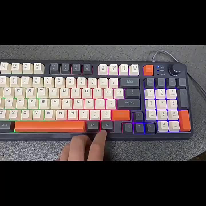 Backlit Gaming Mechanical Keyboard Gamer RGB Mechanic Kit USB แบบมีสาย ...