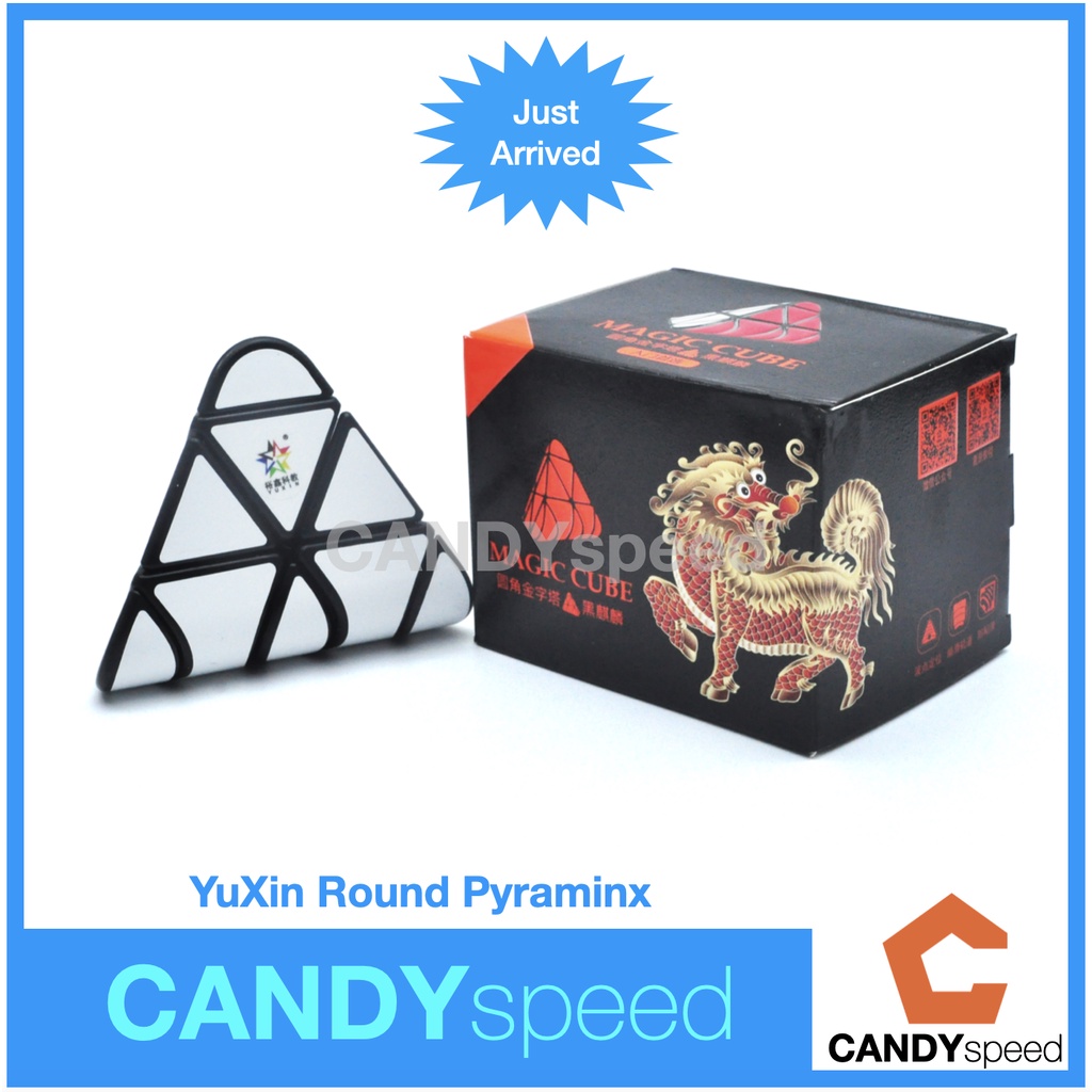 [E-TAX] รูบิค Cube YuXin Round Pyraminx Black | by CANDYspeed | Shopee Thailand