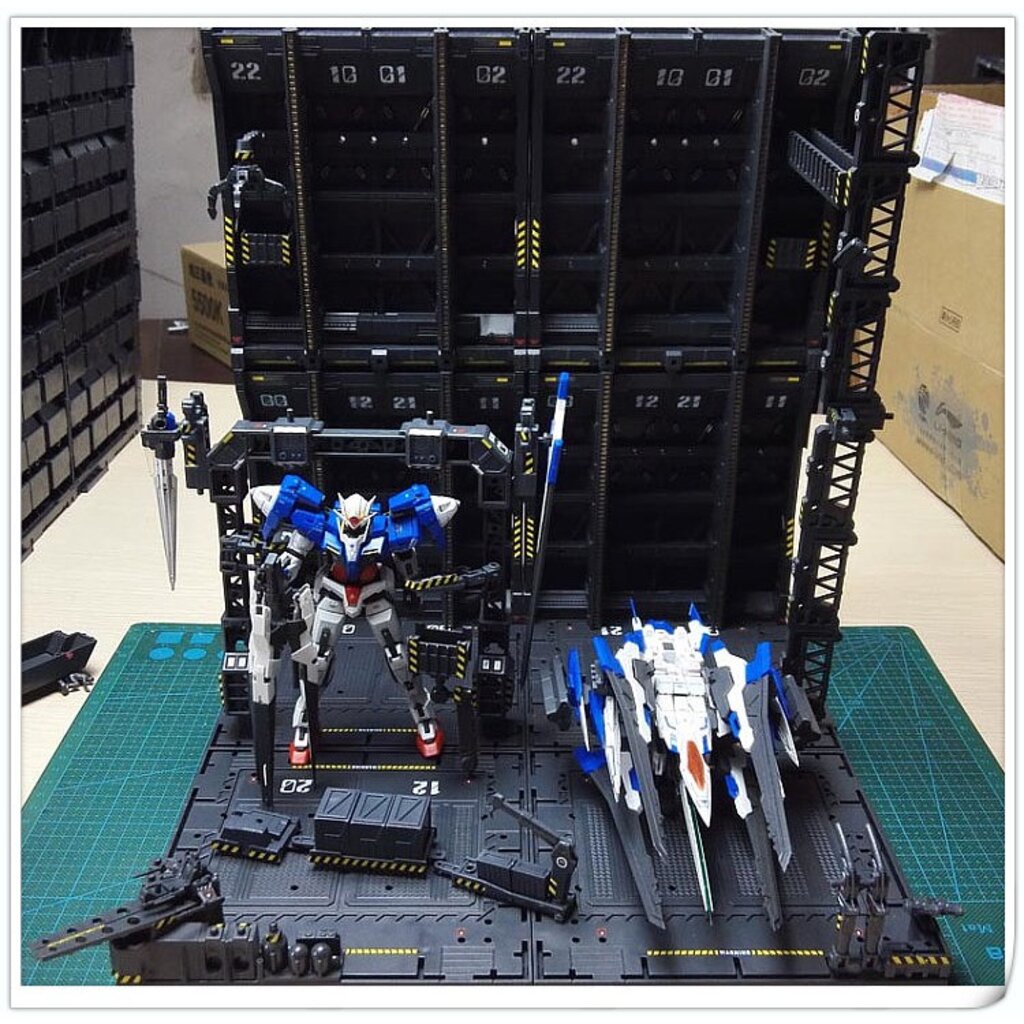 CG Machine Nest Gundam Gunpla โรงเก็บกันดั้ม ฐานกันดั้ม กันพลา SET 1 ...