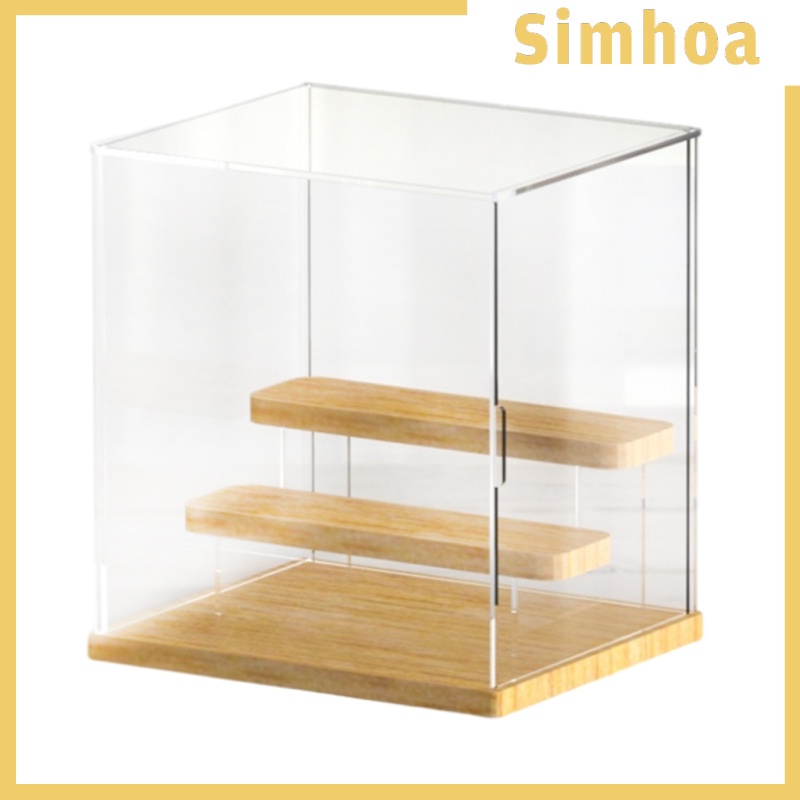 [SIMHOAMY] Clear Acrylic Riser Display Case Stand Storage Organizer for ...