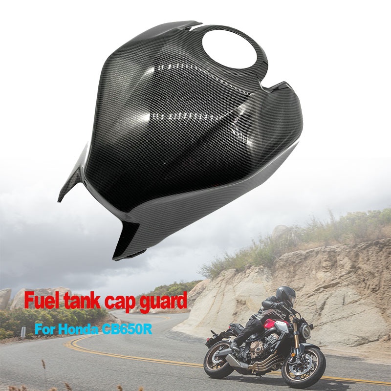 Moto Carbon Fiber Gas Fuel Tank Cover Guard Protector For Honda CB650R ...