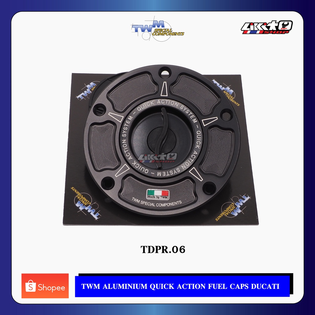 TWM ฝาถังน้ำมัน DUCATI (TDPR.06) - QUICK ACTION FUEL CAP | Shopee Thailand