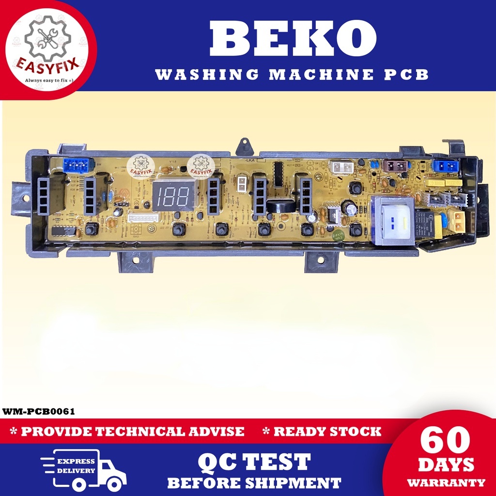 Beko เครื่องซักผ้า PCB BOARD WTL110019S WTL11019s (บอร์ดควบคุม / บอร์ด PCB) | Shopee Thailand