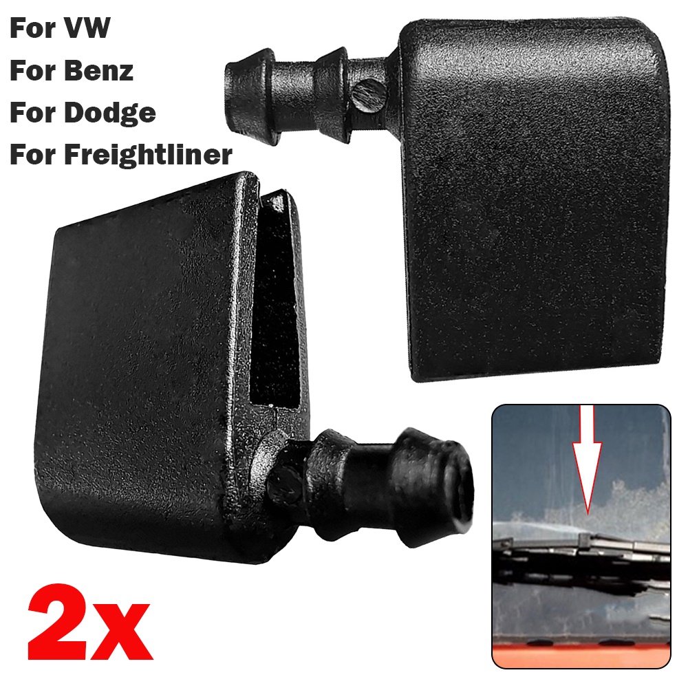 2Pc Universal Washer Nozzle Spray Jet For Mercedes Benz Sprinter VW ...