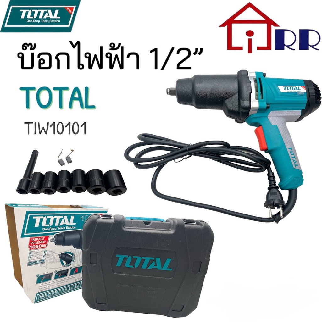 บ๊อกไฟฟ้า 1/2" TOTAL TIW10101 ประแจไฟฟ้า TIW 10101 บ๊อกซ์ กระแทก ประแจ ...