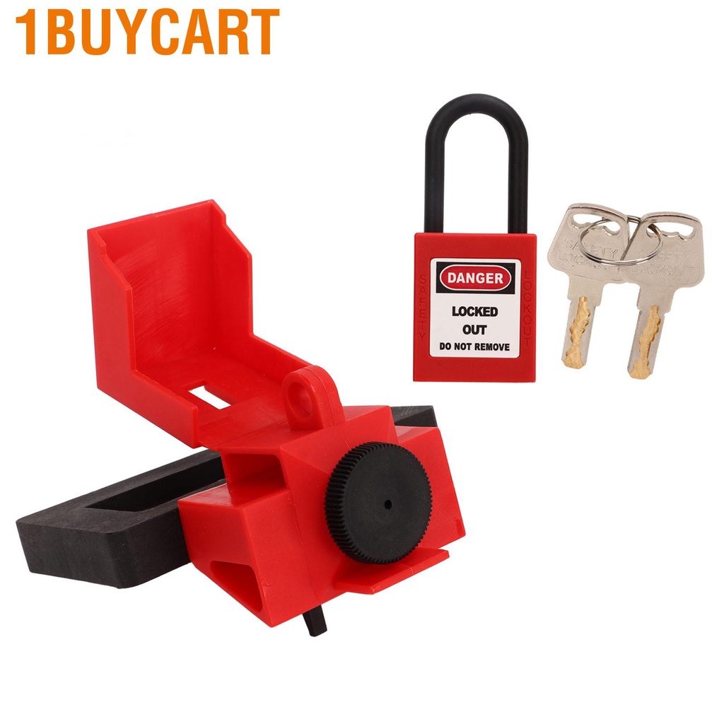 1buycart Clamp On Breaker Lockout Safety Padlock Kit ไนลอน Universal ...