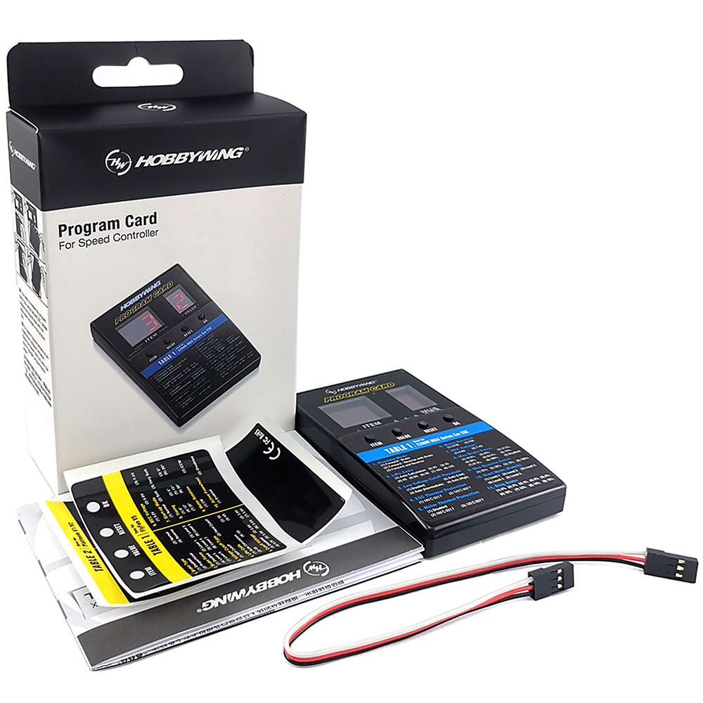 Hobbywing กล่องการ์ดโปรแกรม LED สําหรับ FlyFun V5 XeRun EzRun QuicRun ...