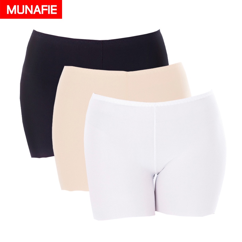 MUNAFIE กางเกงชั้นใน กางเกงในขาสั้น กางเกงในไร้ขอบ No.T119 | Shopee Thailand