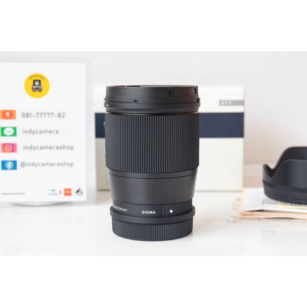 Sigma 16mm F1.4 DC DN (For L Mount) สภาพสวย มีประกันศูนย์ถึง | Shopee Thailand