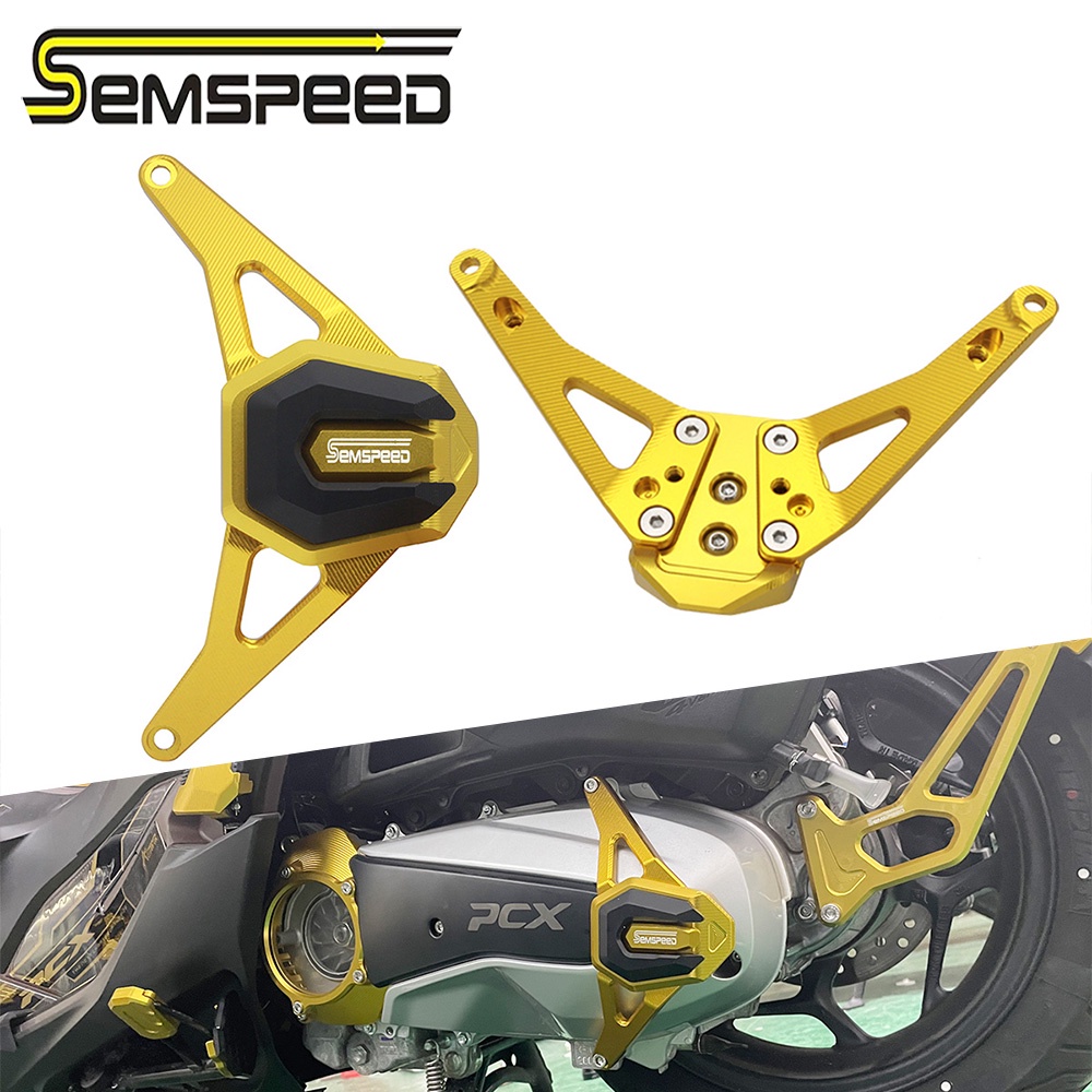 SEMSPEED Fits 2021-2022 PCX 160 PCX125 Motorcycle Engine Cover Guard ...
