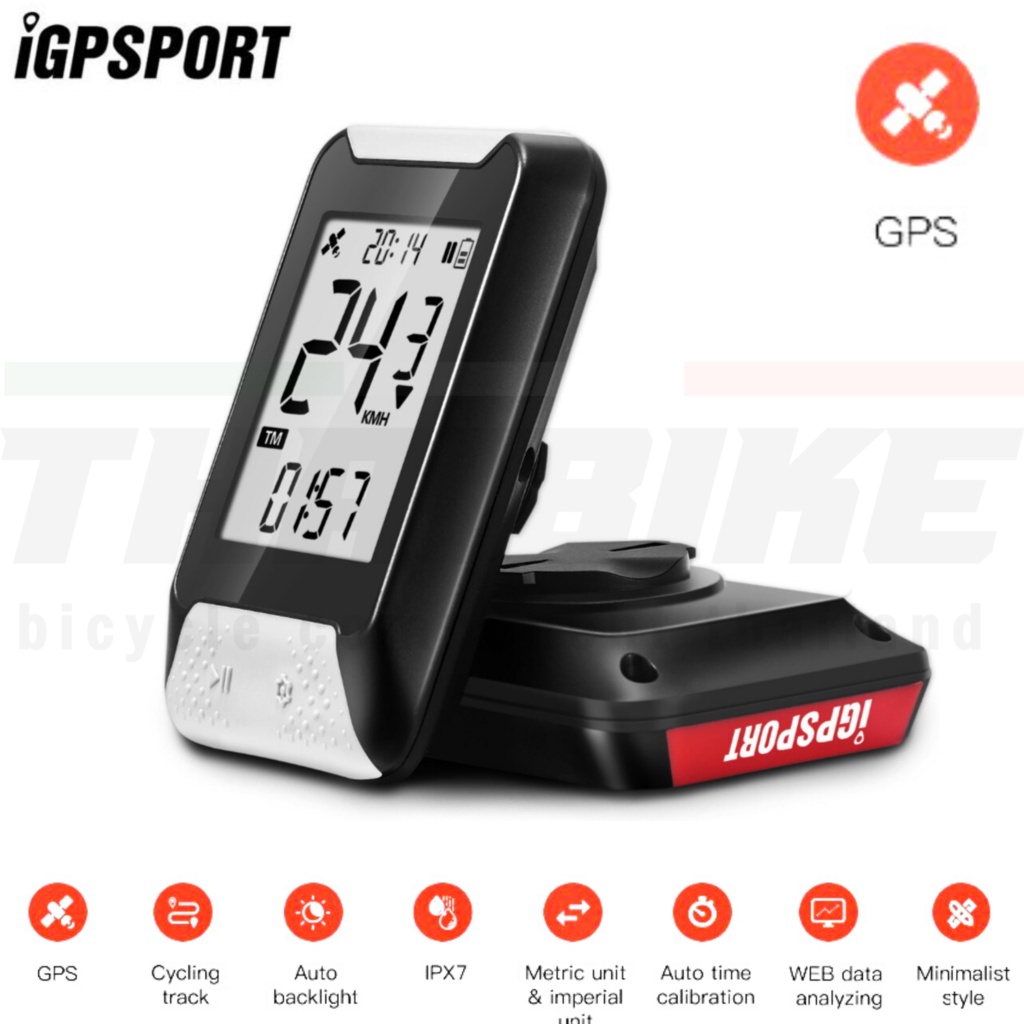 ไมล์จักรยาน GPS ไมล์วัดความเร็วแบบ GPS IGPSPORT iGPS รุ่น iGS130 ...