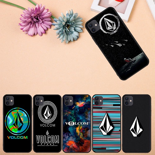 เคสโทรศัพท์มือถือแบบนิ่ม ลาย VOLCOM สีดํา สําหรับ iPhone 11 11 Pro 11 ...