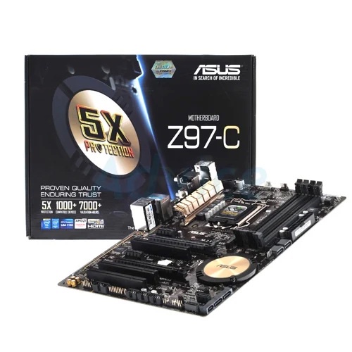 MAINBOARD (เมนบอร์ด) 1150 ASUS Z97-C GAMING M.2 ตัวท็อป พร้อมส่ง | Shopee Thailand