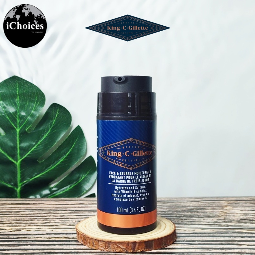 [Gillette] King C. Gillette Face & Stubble Moisturizer 100 ml ยิลเลตต์ ...