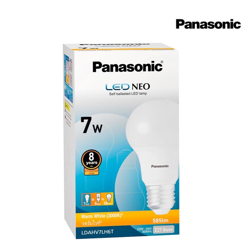 [ทักแชทรับโค้ด] Panasonic LED NEO Bulb หลอดไฟแอลอีดี รุ่น NEO ขั้ว E27 ...