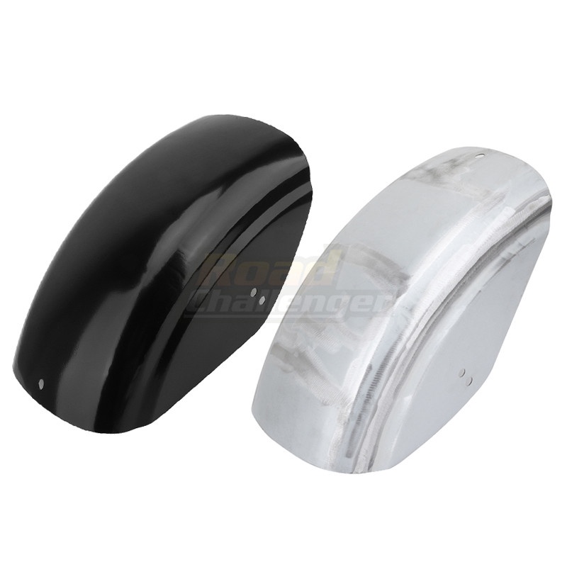 Black Short Flat Rear Fender Mud Guard Bobber Cafe Racer Mudguard Cover ...