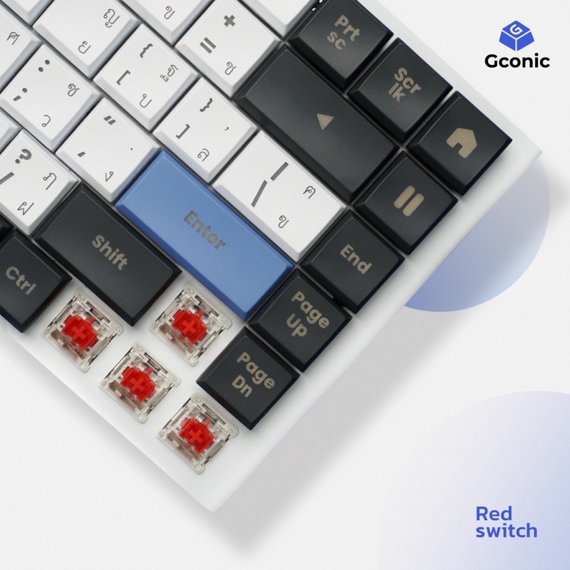 Gconic A75 Low-Profile Wireless Mechanical Keyboard | Shopee Thailand