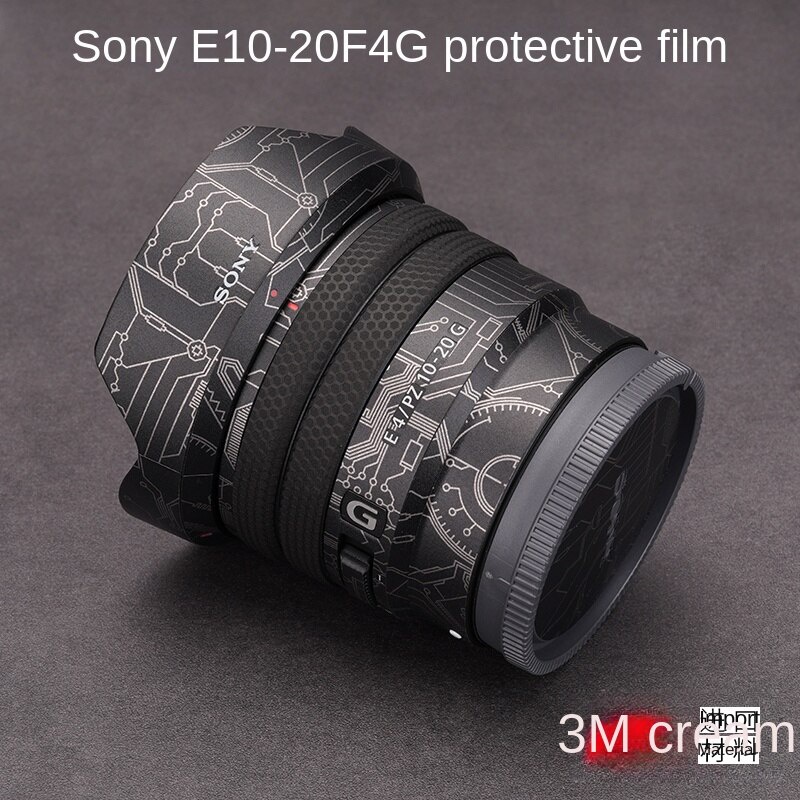 สติกเกอร์ฟิล์มคาร์บอนไฟเบอร์ ป้องกันเลนส์กล้อง 3M สําหรับ Sony E PZ10 ...