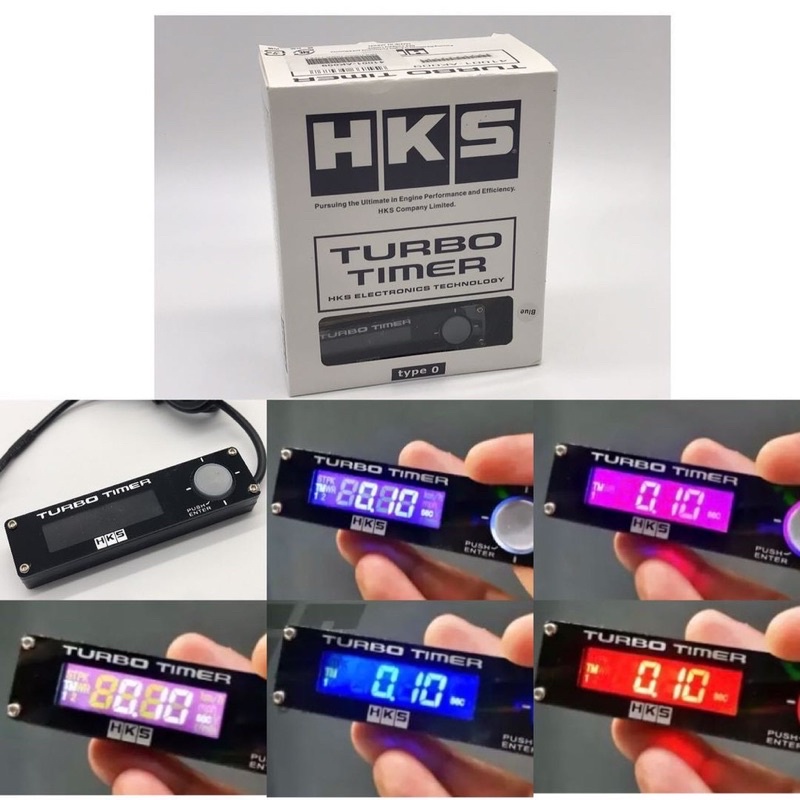 ตัวตั้งเวลาดับเครื่องยนต์ HKS Turbo Timer เทอร์โบ ทามเมอร์ หน้าจอเป็น ...